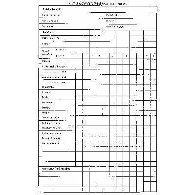 Katalogový list žáka pro 2.st. ZŠ A3 karton | ANSA